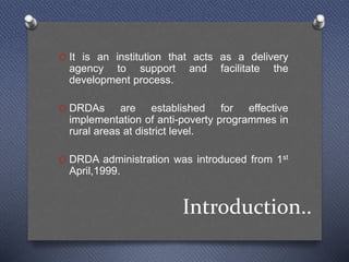 DRDA Basic strategy. | PPTX