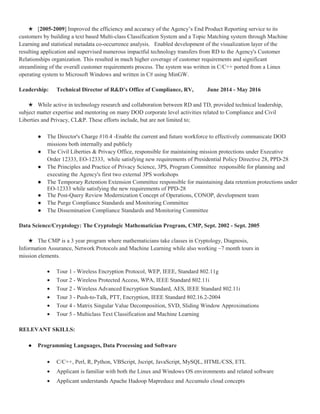 Dr Daniel J Clouse Resume | DOC