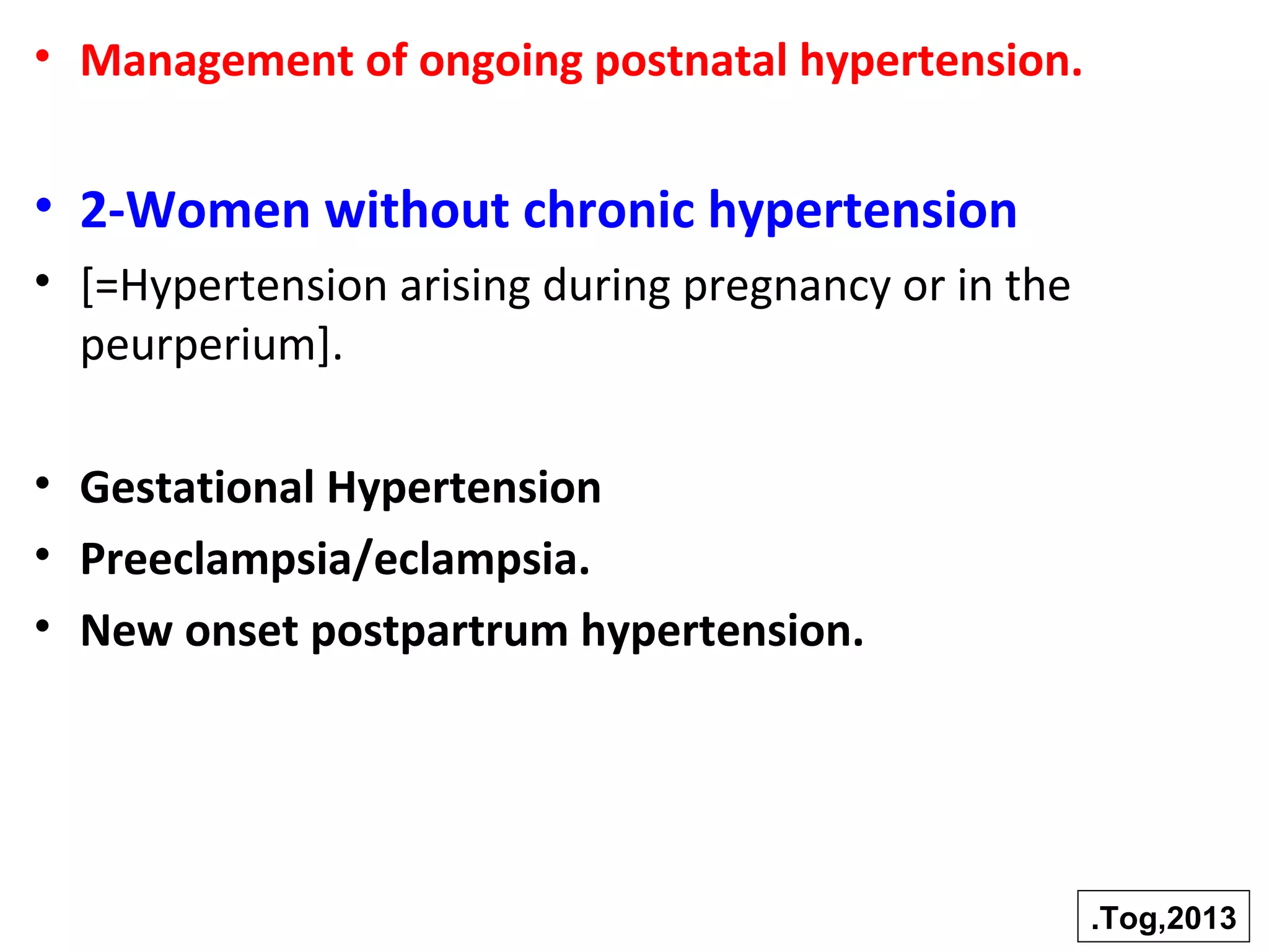 Dr darweish postpartum hypertensin | PPT