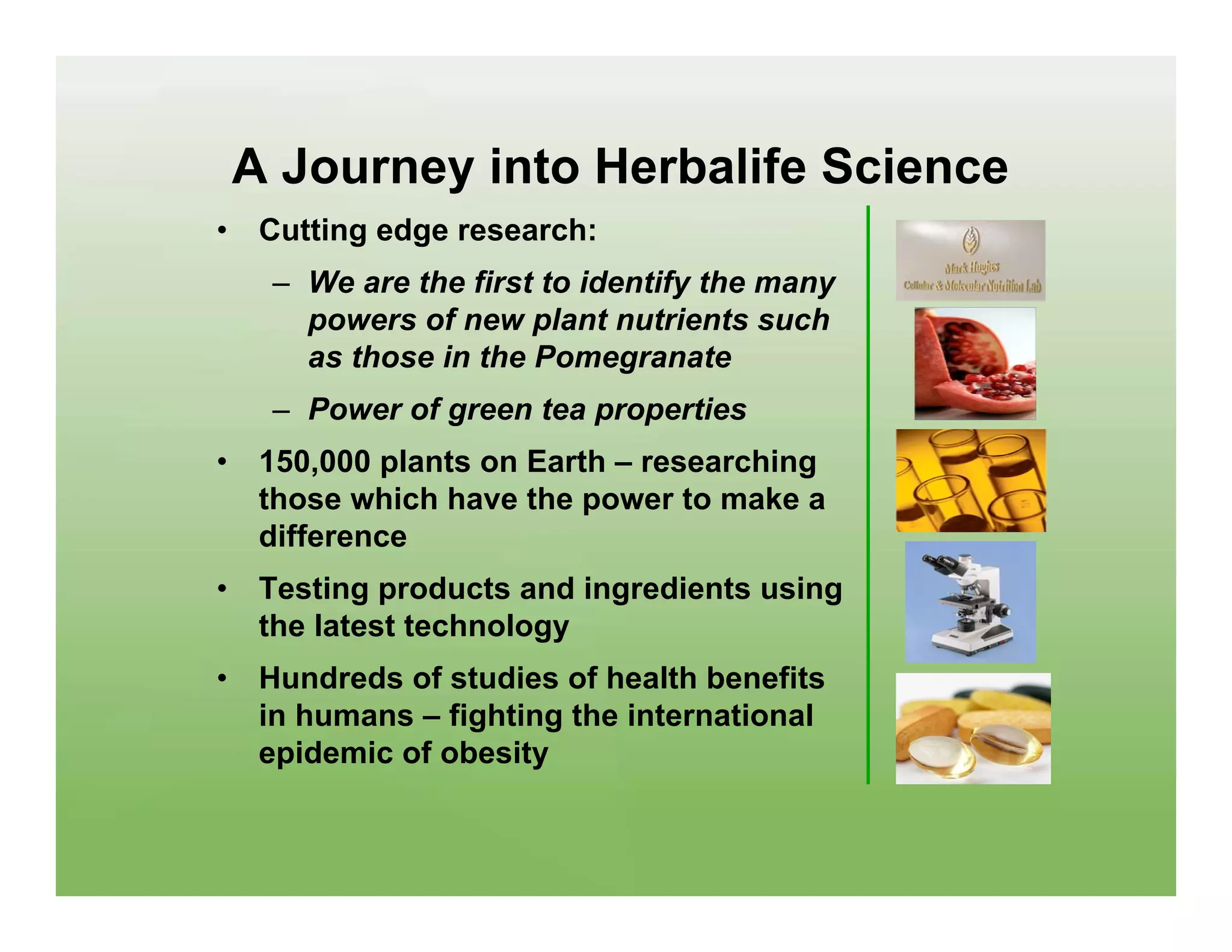Dr David Heber Powerful Science Pres | PDF