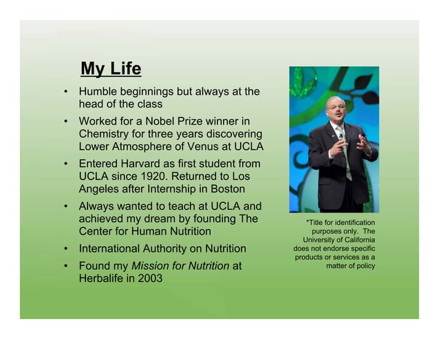 Dr David Heber Powerful Science Pres | PPT