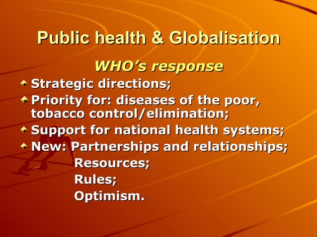 Medical Globalization by Dr David Quek | PPT