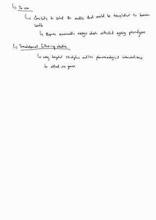 Preparation note on longevity for discussion | PDF