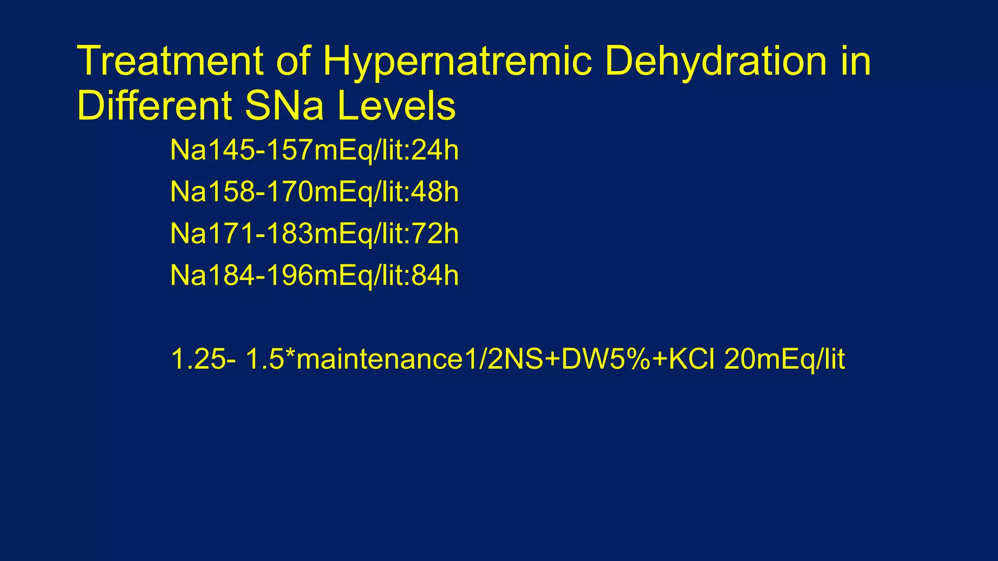 fluid therapy hypernatremia | PDF | First Aid | Injuries