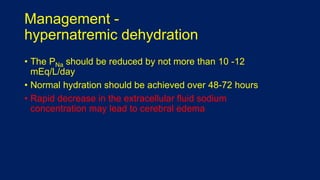 fluid therapy hypernatremia | PDF | First Aid | Injuries
