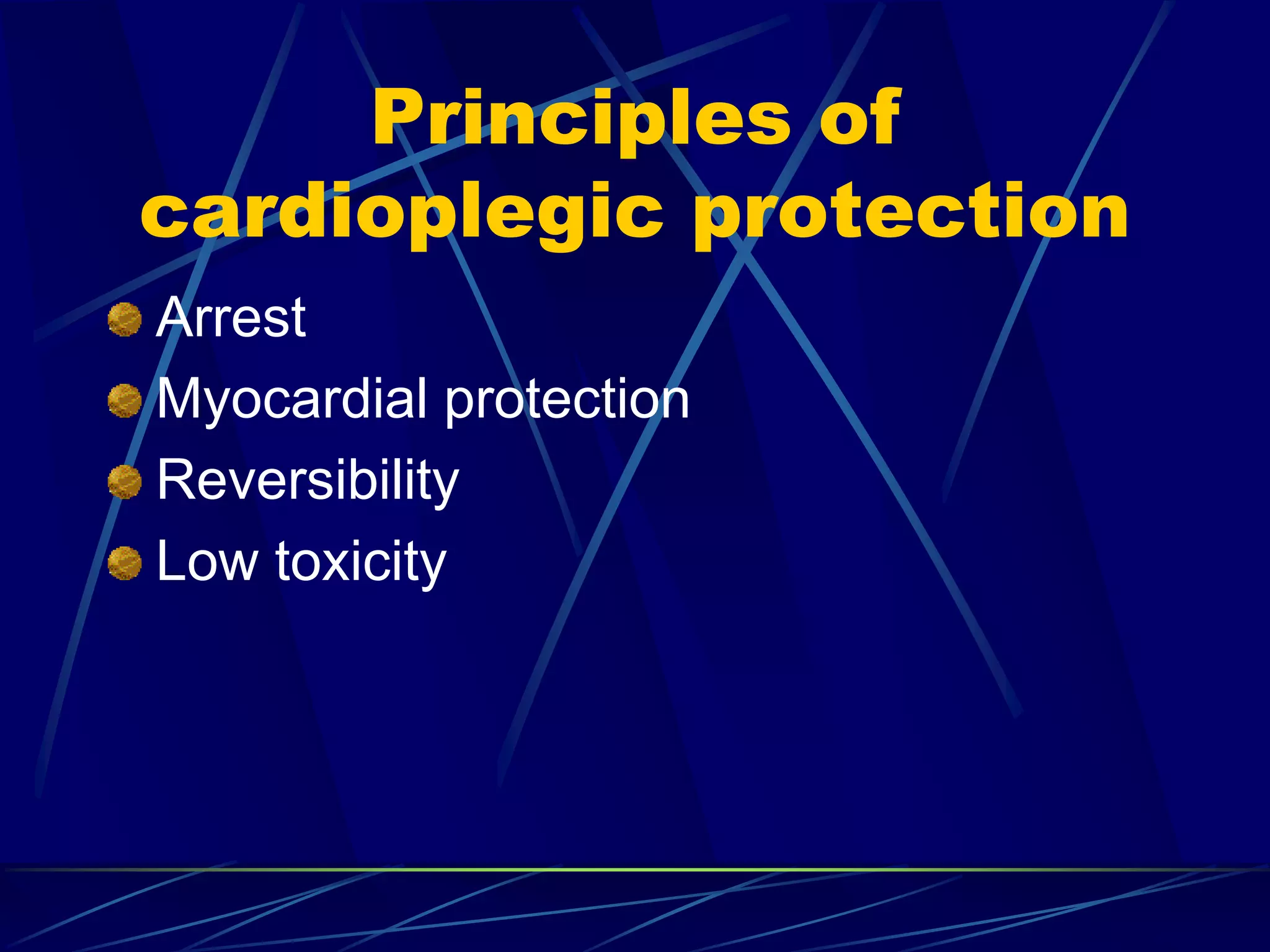 Myocardial Protection | PPT