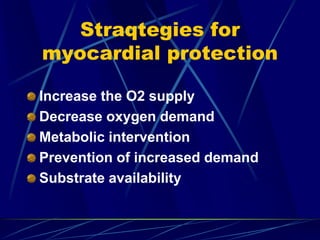 Myocardial Protection | PPT