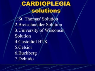 Myocardial Protection | PPT