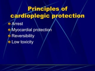 Myocardial Protection | PPT