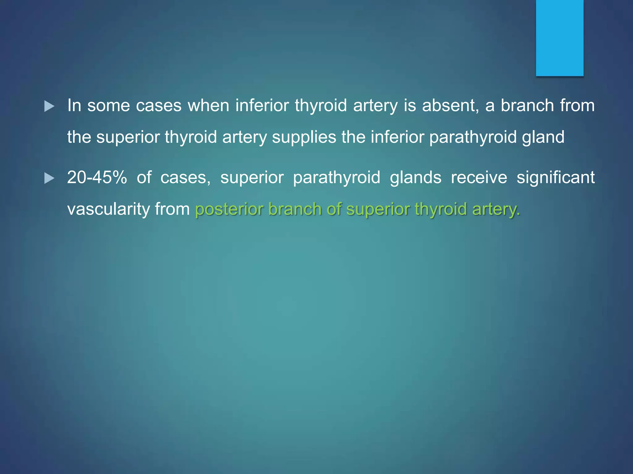 Parathyroid gland anatomy, its disorders and manangement | PPT