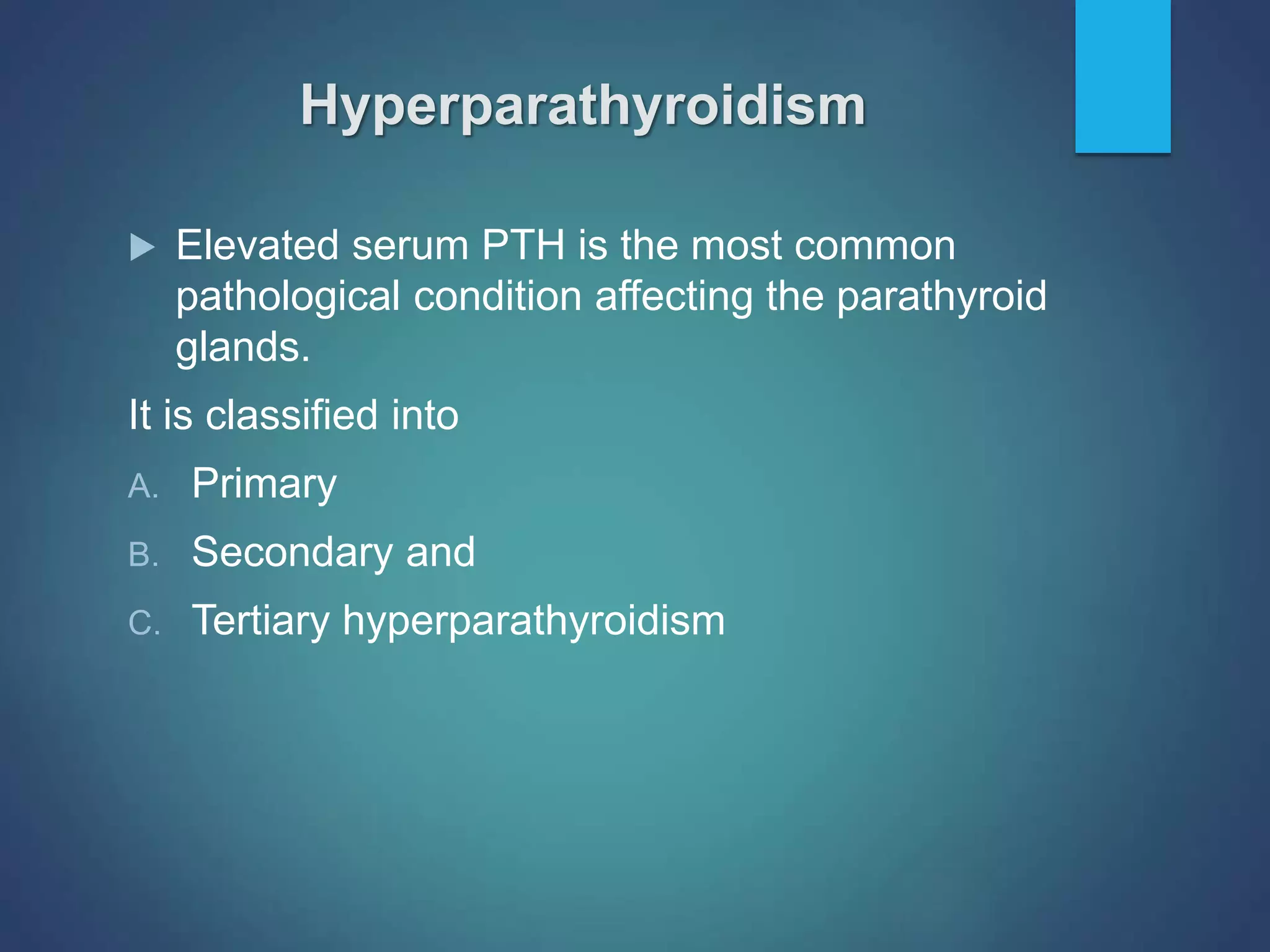 Parathyroid gland anatomy, its disorders and manangement | PPT