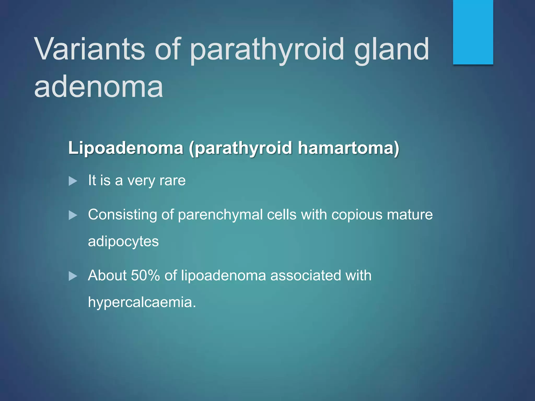 Parathyroid gland anatomy, its disorders and manangement | PPT