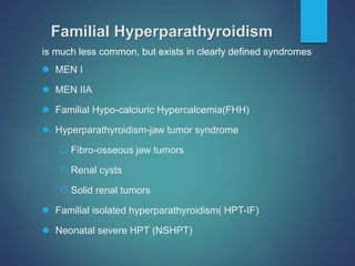 Parathyroid gland anatomy, its disorders and manangement | PPT