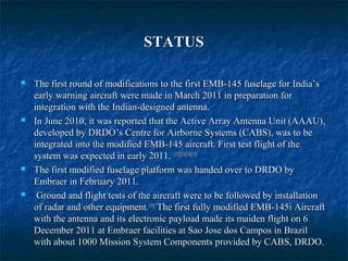 DRDO AEW&CS Seminar- Ujjwal singh | PPT