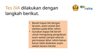Materi deteksi dini kanker leher rahim | PPTX