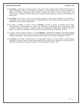 Dr Domenico Merante 11 January 2017 publications | PDF