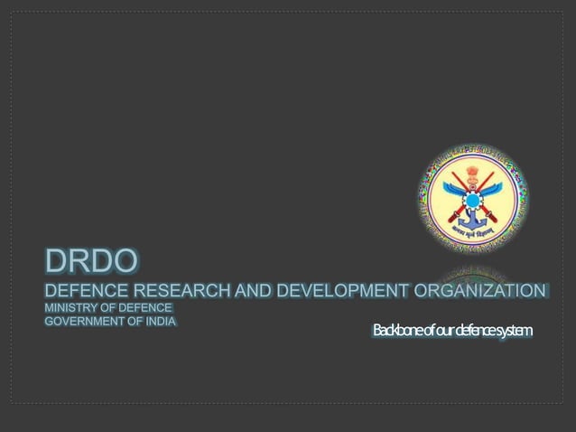 DRDO Defence organization information.pptx | Arms & Ammunition ...