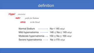 hypernatremia management | PDF