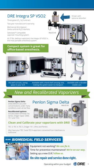 DRE New & Refurbished Medical Equipment 2014 Catalog | PDF | Healthcare ...