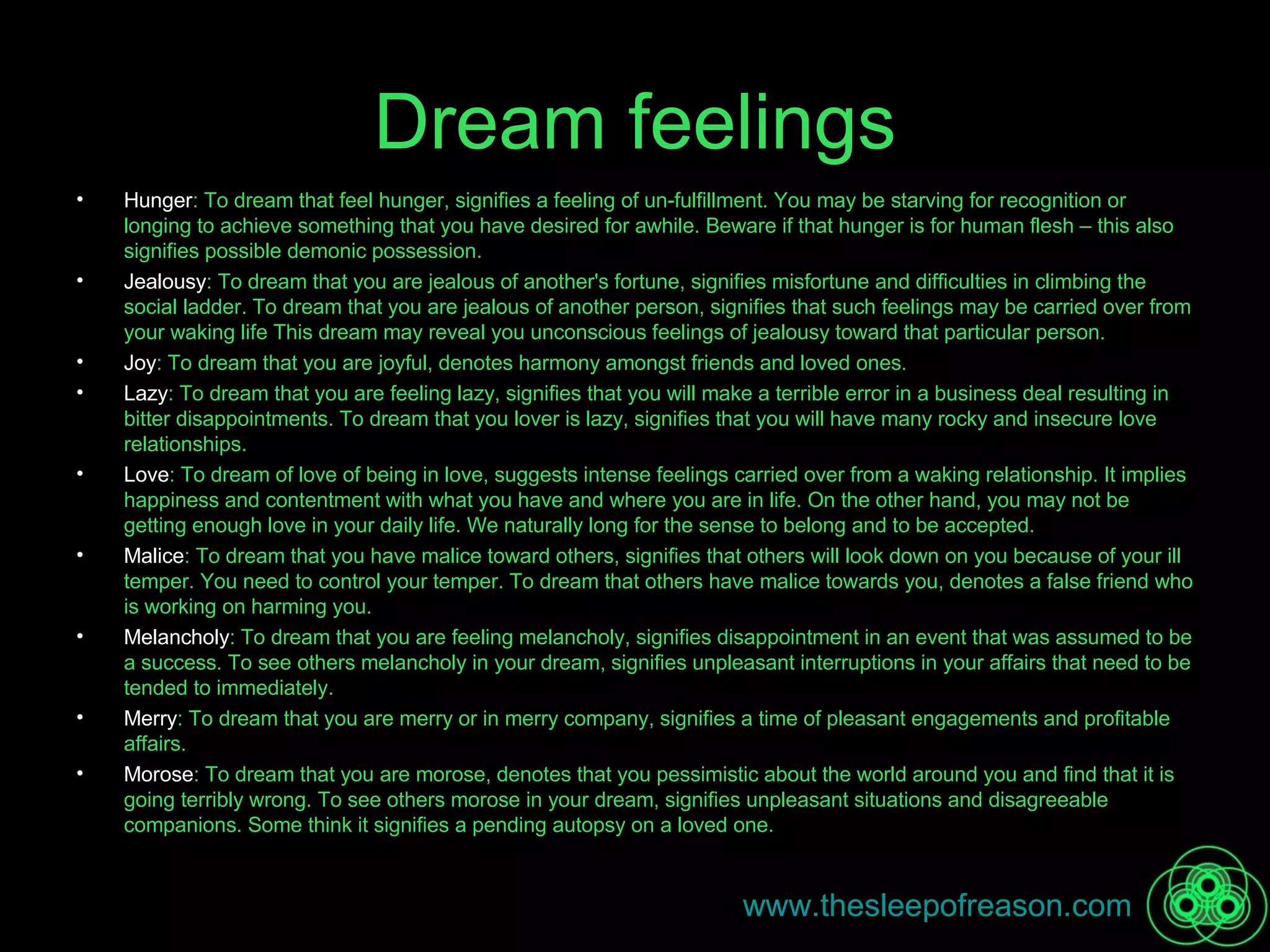 Dream Analyzer Tool | PPT