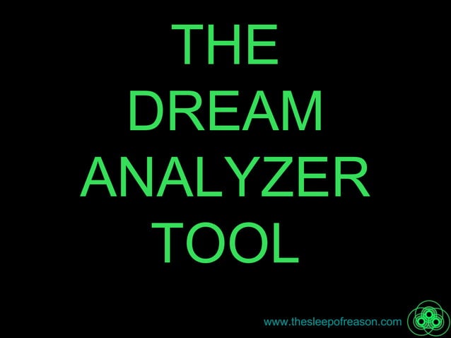 Dream Analyzer Tool | PPT