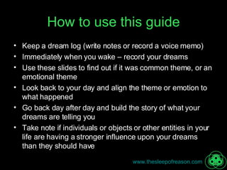 Dream Analyzer Tool | PPT