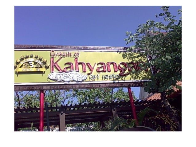 Dream of Khayangan - art and resto | PPT