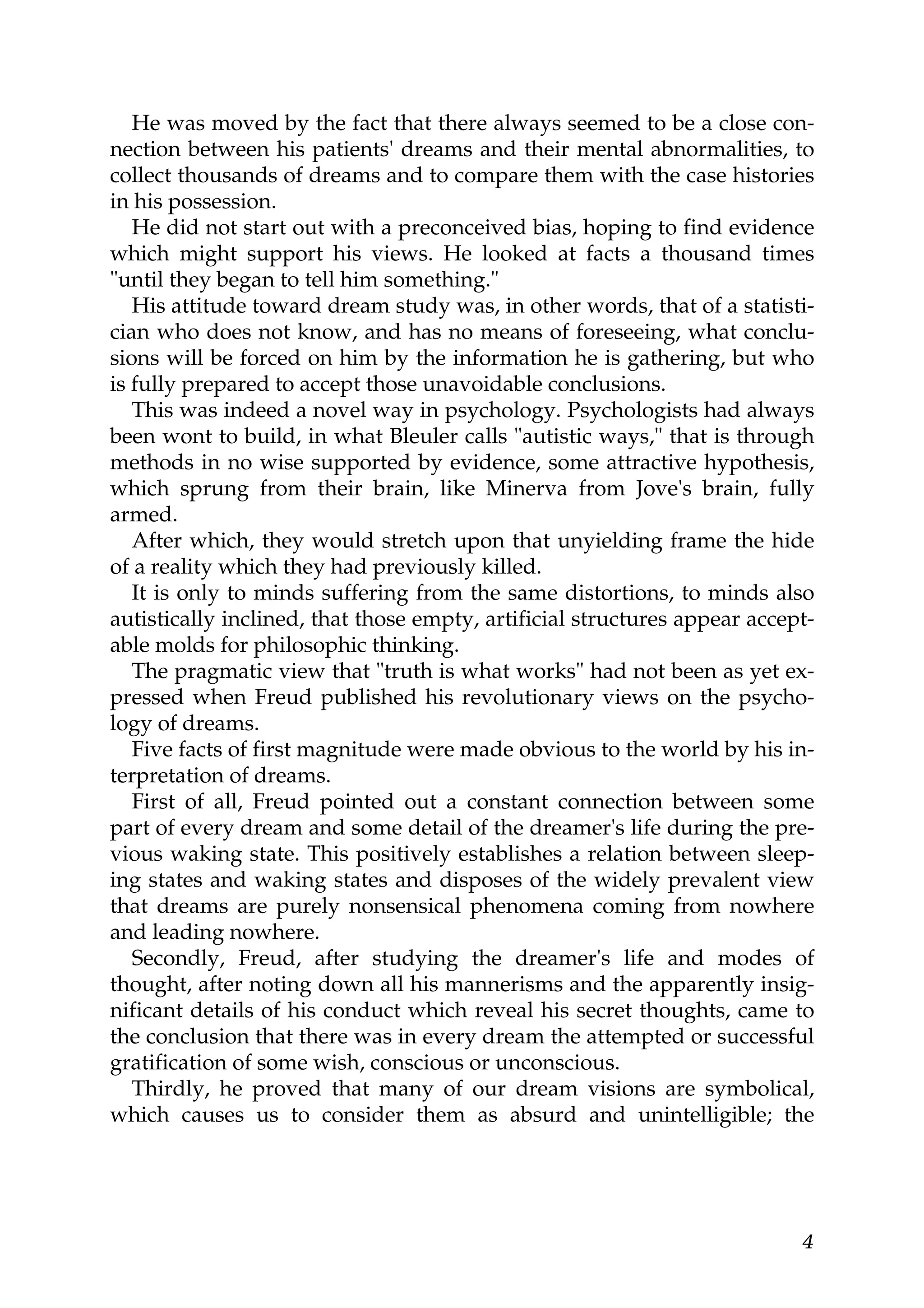 Dream psychology-sigmund-freud psychoanalysis-for-beginners | PDF