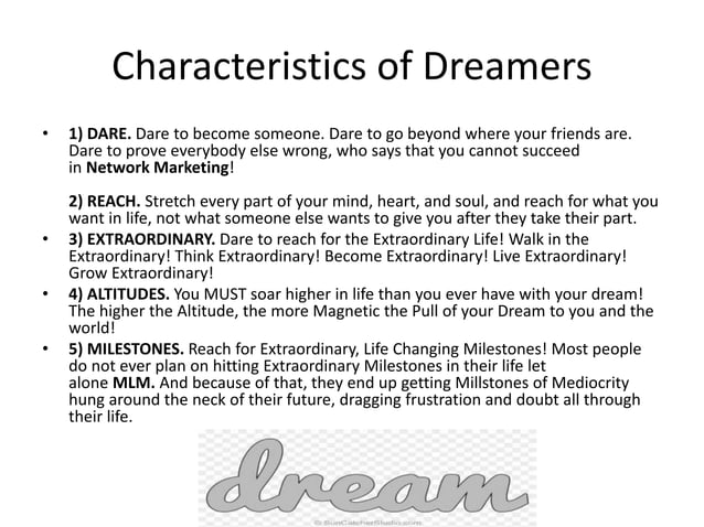 Dream building | PPTX | Science