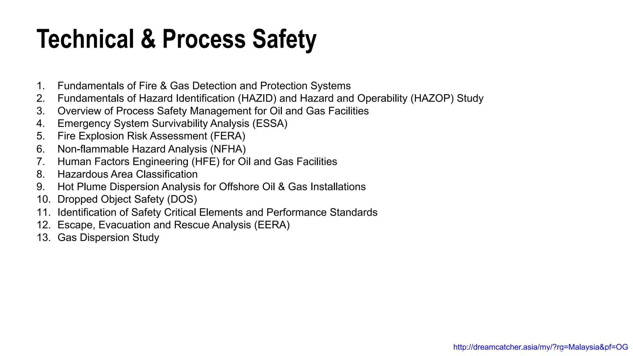 Oil & Gas technical training courses | PDF