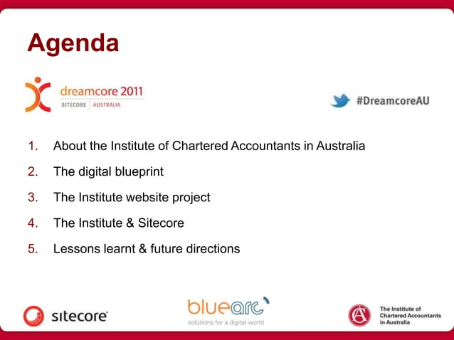 Dreamcore Conference presentation - 5 Oct 2011 | PPT