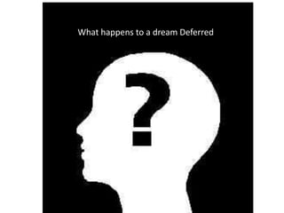 Dream deferred | PPTX