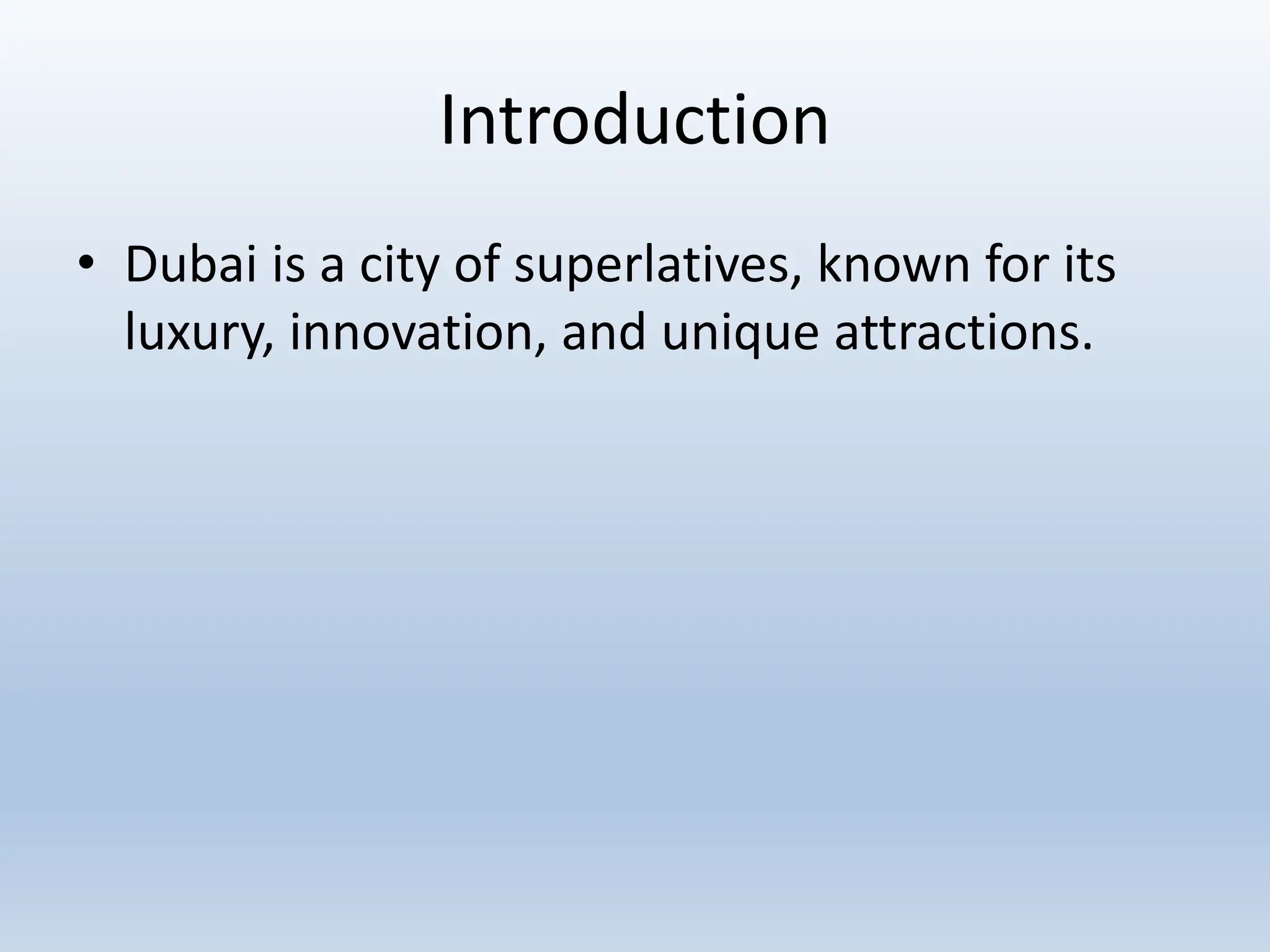 Dream Destination Dubai Travel presentation for Kids | PPTX
