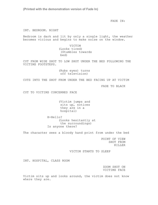 Dream eater script | PDF