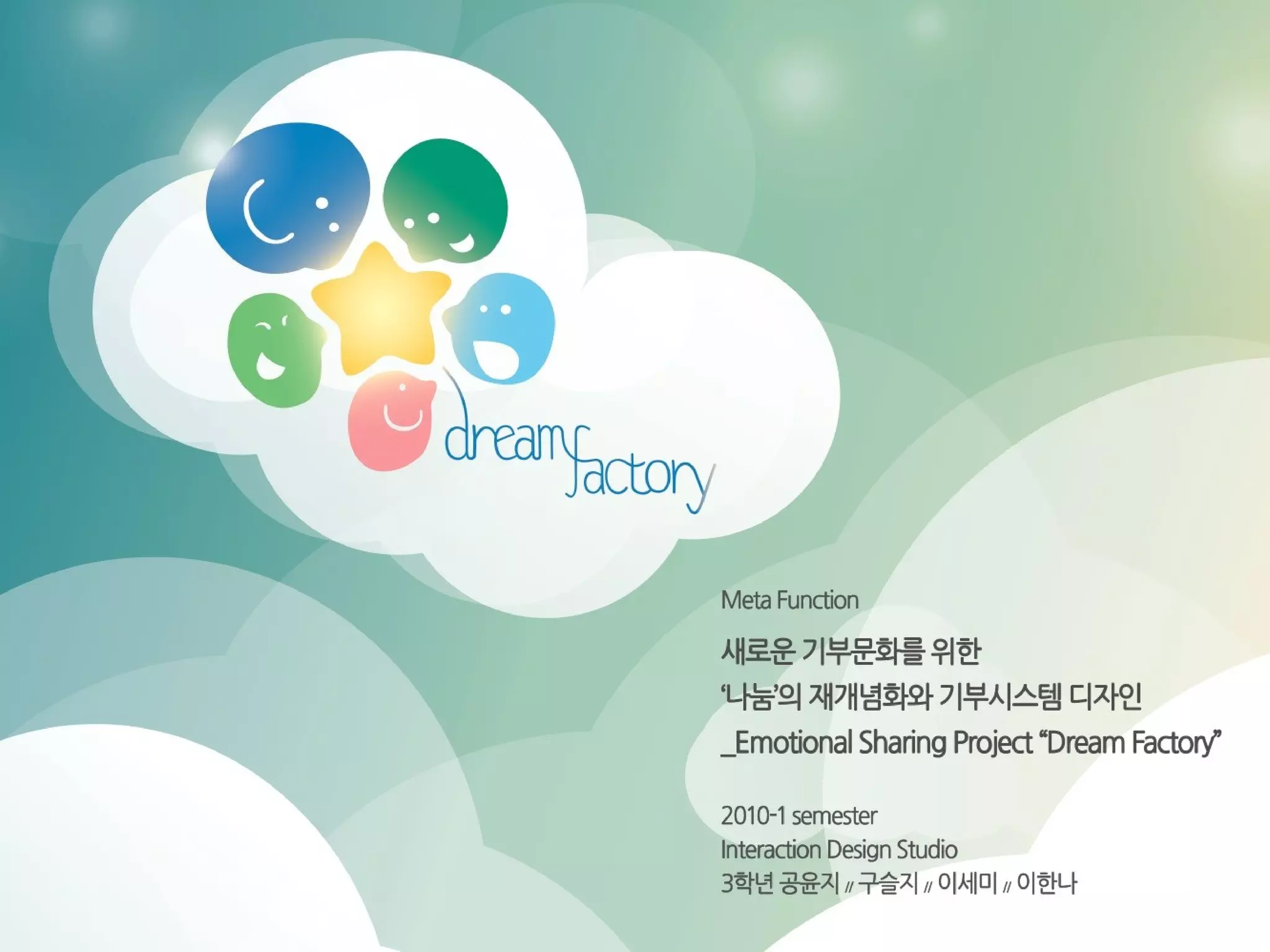 Design Thinking Project 1 | Dream factory (PPT) | PPT