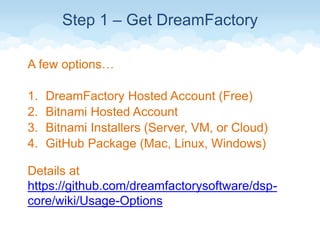 DreamFactory Essentials Webinar | PPTX | Databases | Computer Software and Applications