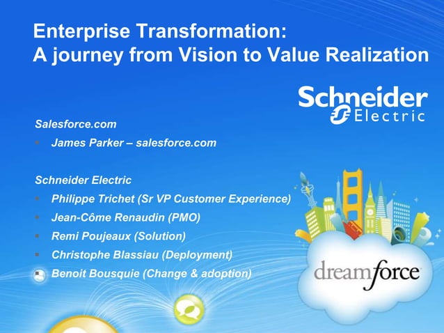 Dreamforce Digital Transformation from vision to value realisation | PPT