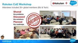 Dreamforce 2014 Rakuten's Global Center of Excellence | PPTX