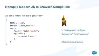 Locker Service Ready Lightning Components With Webpack | PPT
