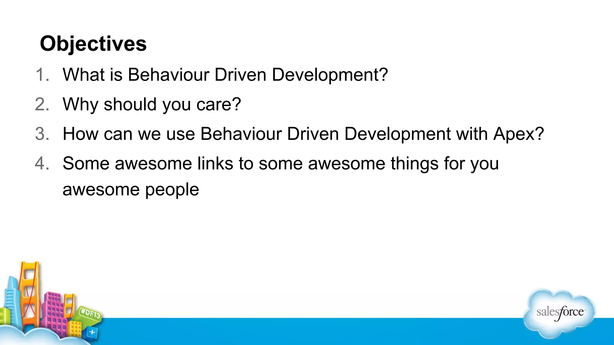 Behaviour Driven Development (BDD) With Apex on Force.com
