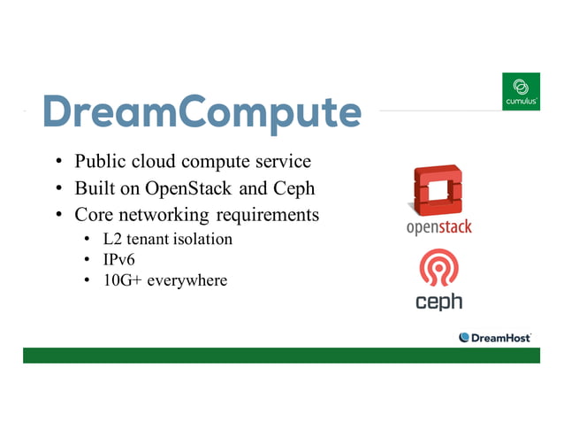 Dreamhost deploying dreamcompute at scale | PPT