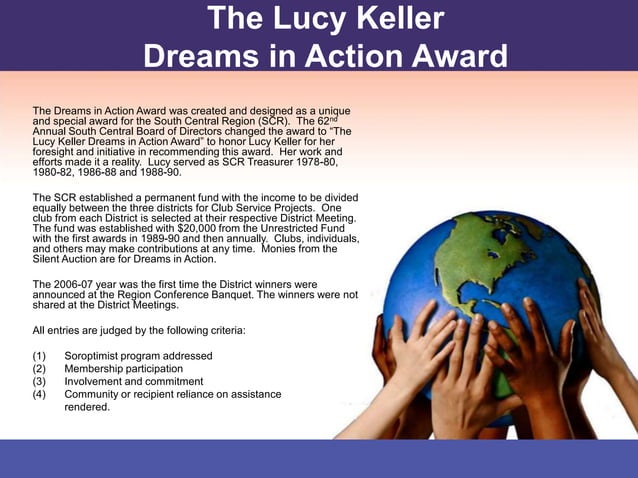 Lucy Keller Dreams in Action | PPT