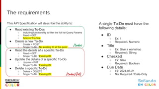 Dreamin in Color '24 - (Workshop) Design an API Specification with ...