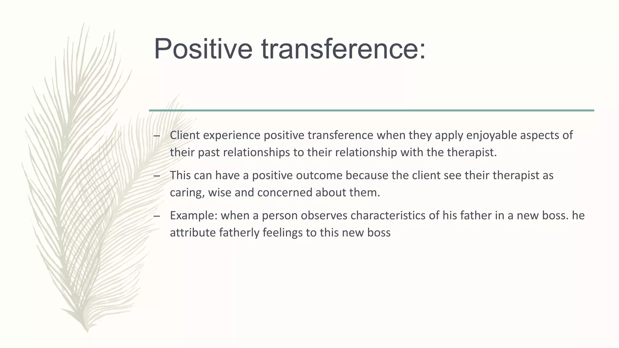 Dream interpretation and analysis of transference | PPTX