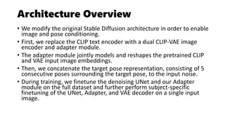 DreamPose: Fashion Image to Video Synthesis via Stable Diffusion | PPTX