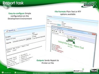 InduSoft and Dream Report | PPTX
