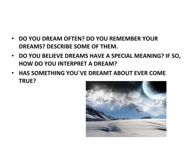 Dreams | PPT