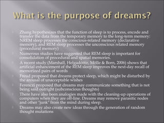 Dreams | PPT | Sleep Disorders | Diseases and Conditions