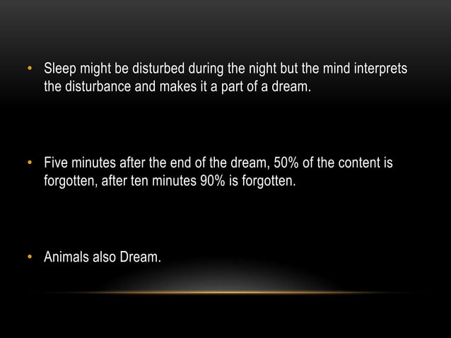 Dreams | PPTX | Sleep Disorders | Diseases and Conditions