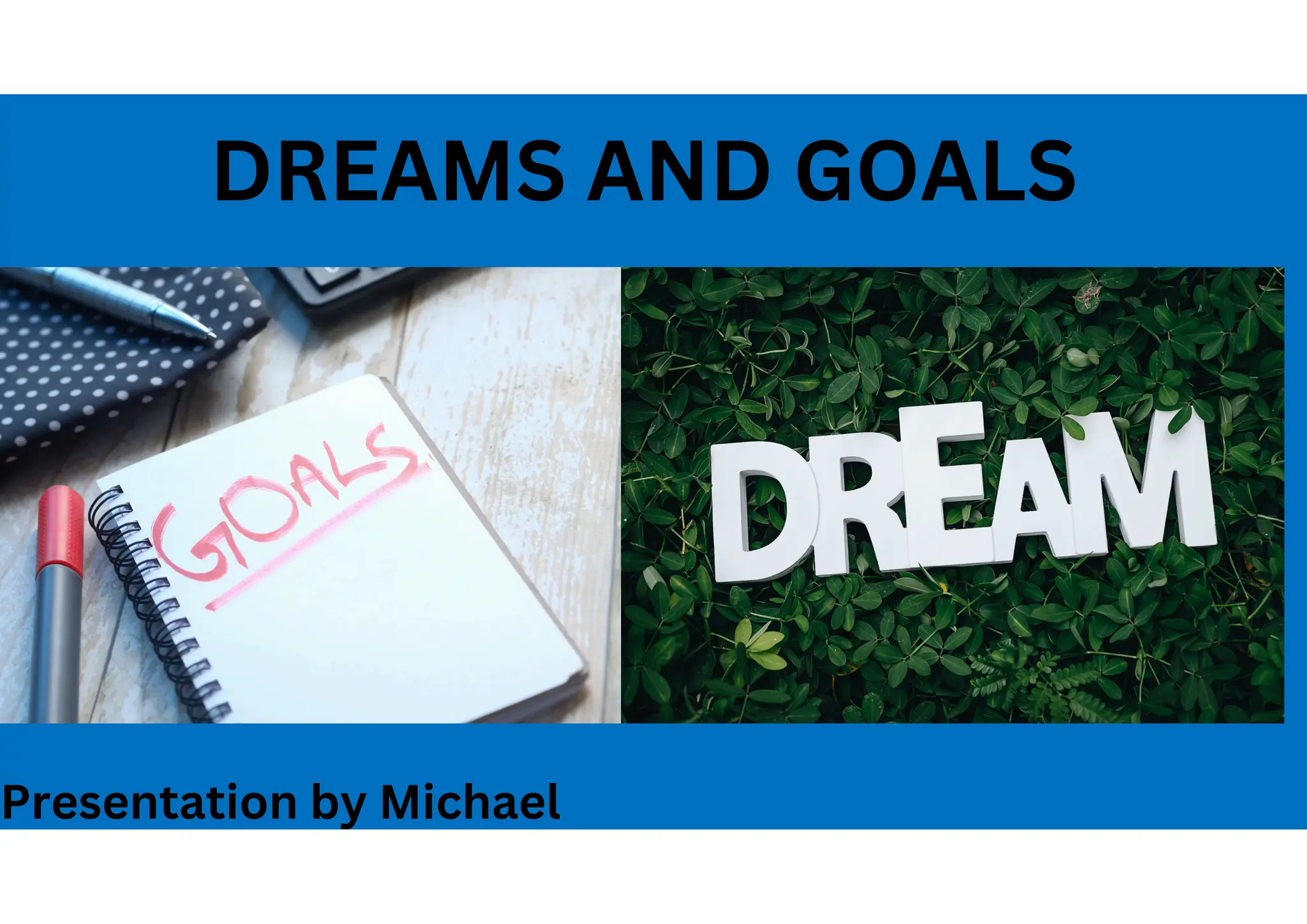 Dreams and goals .pdf presentation for ESL | PDF